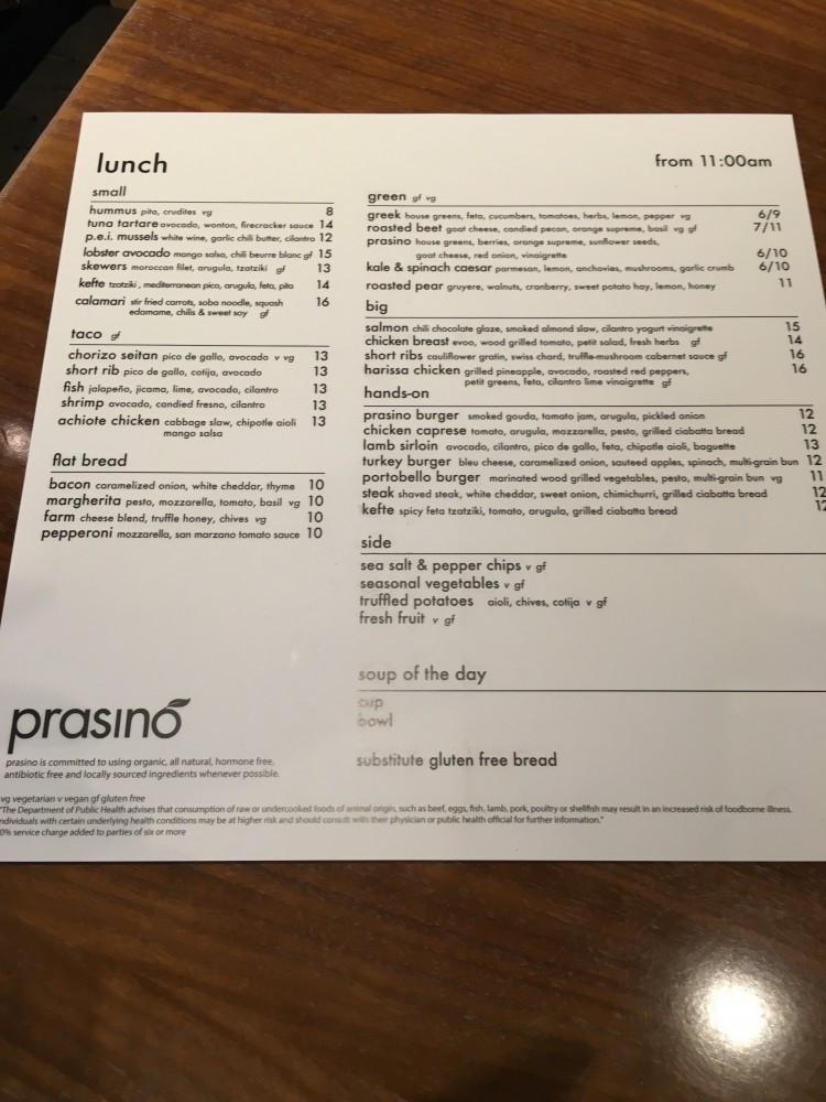 Exploring St. Louis One Meal at a Time: Prasino (St. Charles) | Arch ...